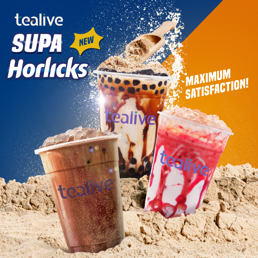 (Video) 'Tealive X Horlicks' Introduces New Malty Taste of SUPA ...
