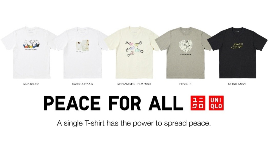 Five New Designs Announced for UNIQLO PEACE FOR ALL Charity T-Shirt Project